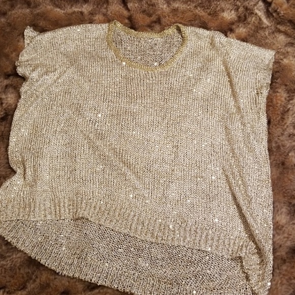 Sweaters | Ladies Gold Sweater | Poshmark